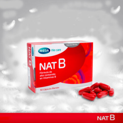 NAT B 30 softgel capsules- High Potency Vitamin B Complex - Pharmacy Lanka
