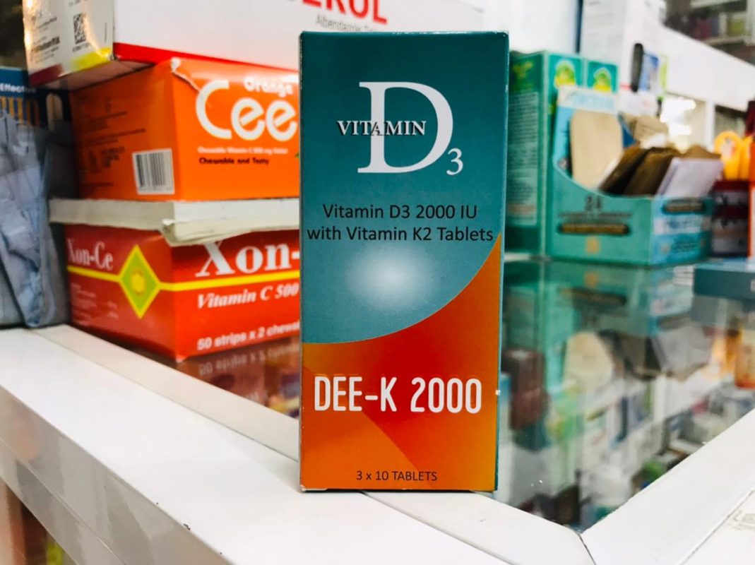 Vitamin D3 2000 IU With Vitamin K2 Tablets - Pharmacy Lanka