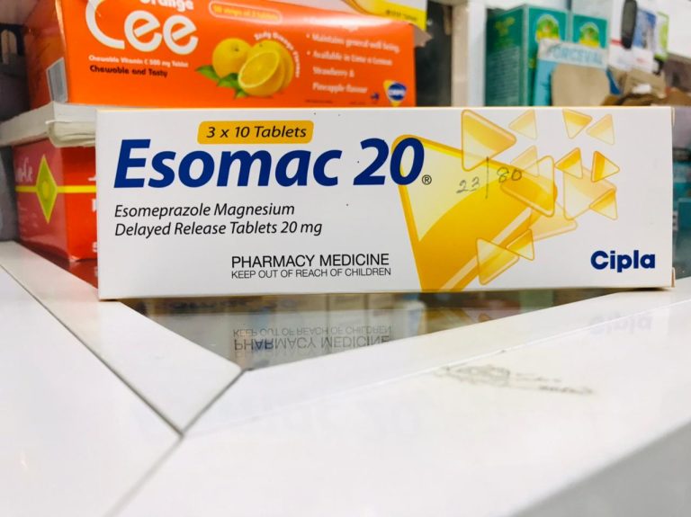 ESOMAC 20MG TABLETS - Pharmacy Lanka